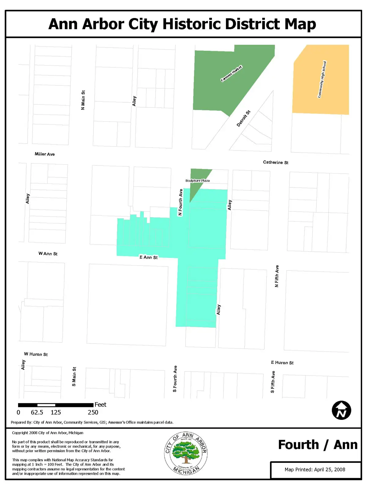 Historic District Maps | City of Ann Arbor