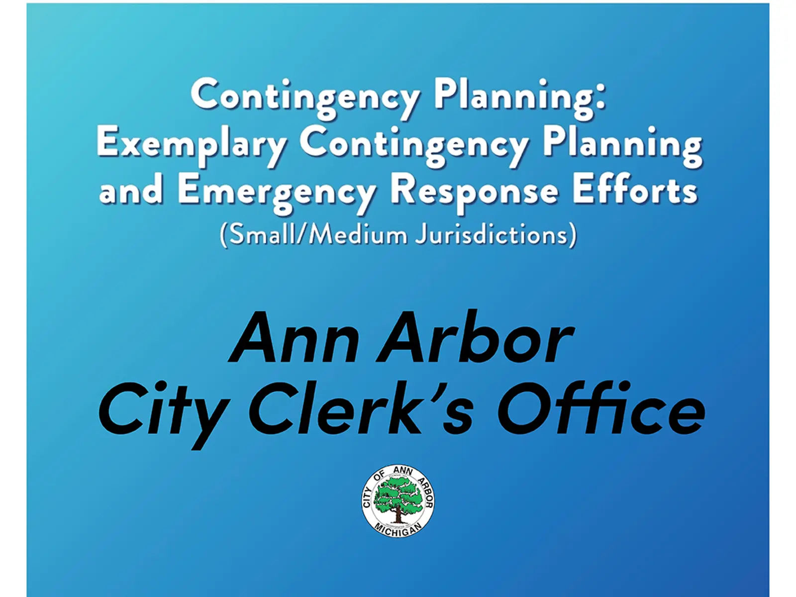 City Clerk’s Office Recognized for Excellence in Election ...