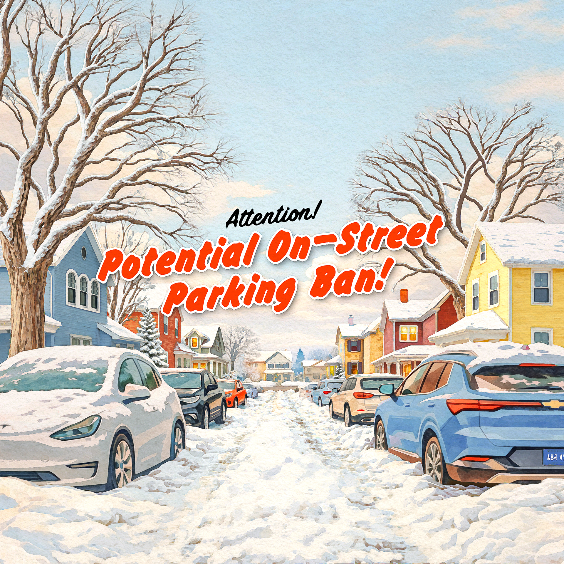 City Considering On-Street Parking Ban for Forecasted Snowstorm Sunday ...