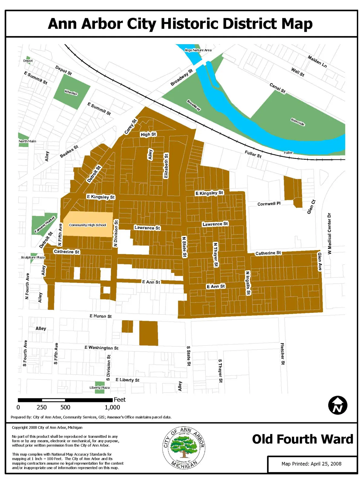 Historic District Maps | City of Ann Arbor