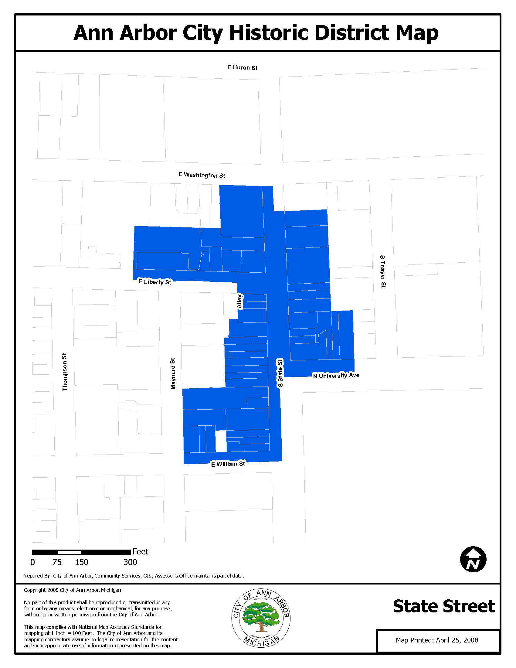 Historic District Maps | City of Ann Arbor