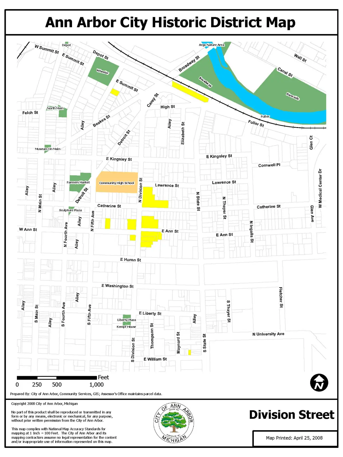 Historic District Maps | City of Ann Arbor